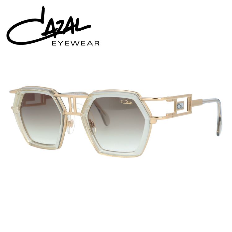 【国内正規品】カザール サングラス レジェンズ CAZAL LEGENDS MOD.677 003 46サイズ ヘキサゴン ユニセックス メ