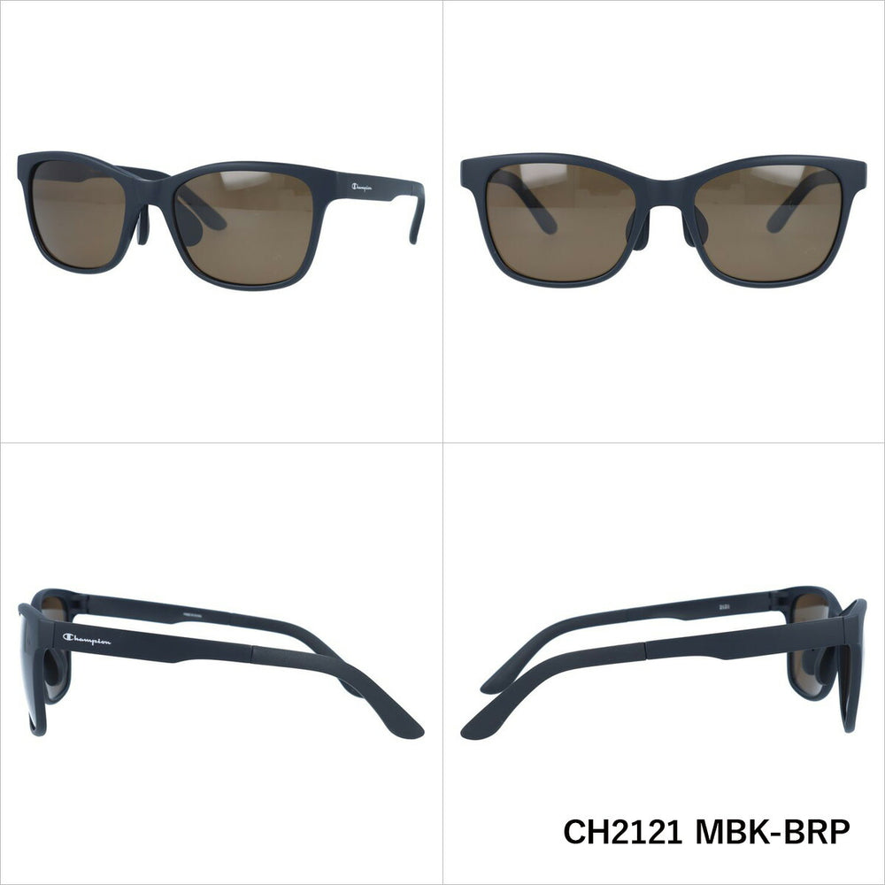 チャンピオン 偏光 サングラス カラーレンズ メンズ レディース UVカット Champion ブランド CH2121 54 ウェリントン