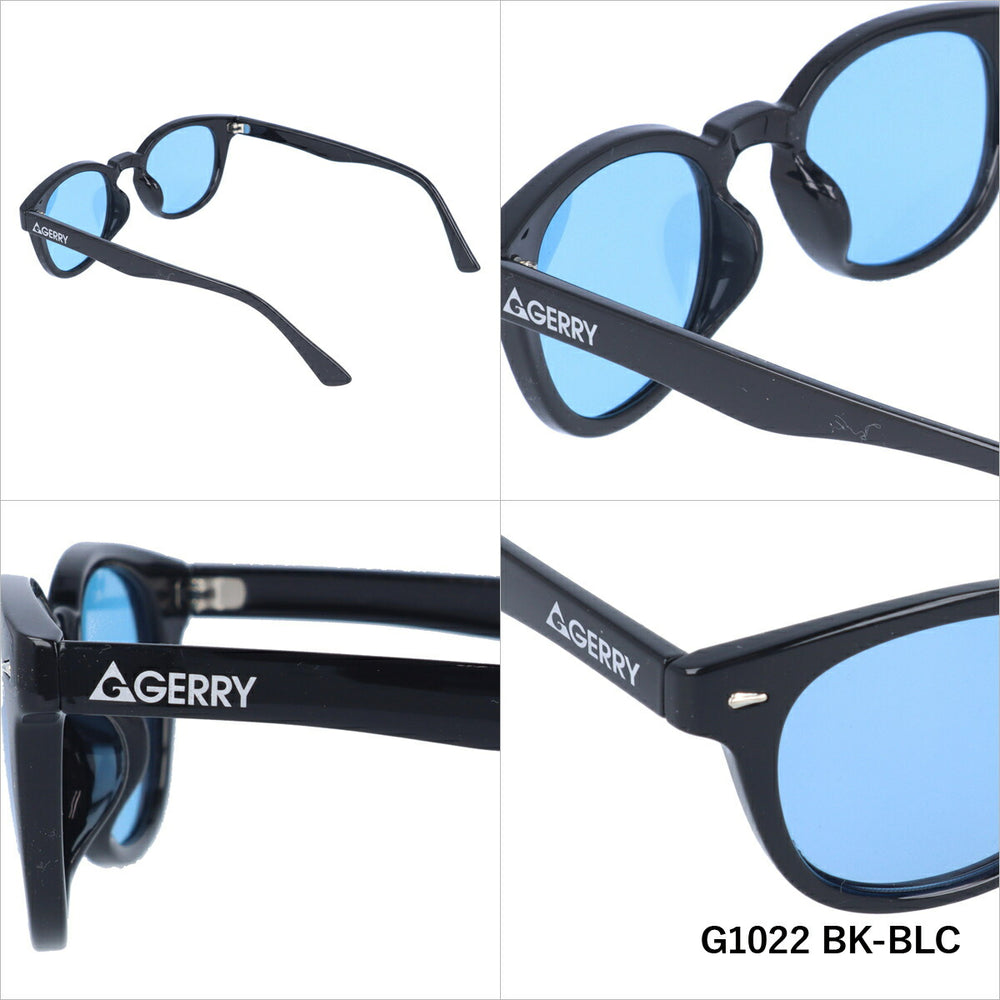 ジェリー 調光 偏光 サングラス カラーレンズ メンズ レディース UVカット GERRY ブランド G1022 48 ウェリントン | 紫