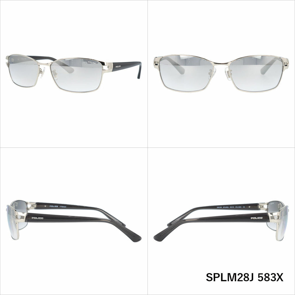 【国内正規品】ポリス サングラス ドライバー ミラーレンズ アジアンフィット POLICE DRIVER SPLM28J 59サイズ スクエ