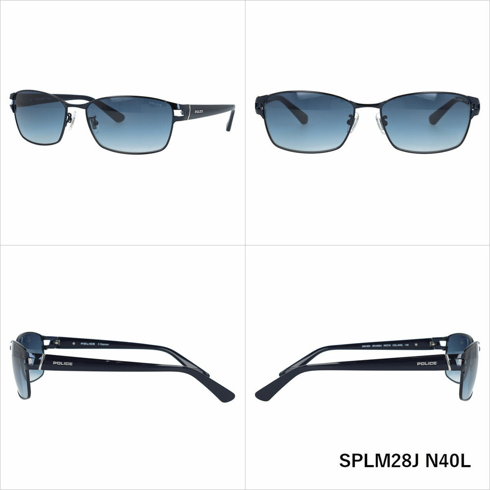 【国内正規品】ポリス サングラス ドライバー ミラーレンズ アジアンフィット POLICE DRIVER SPLM28J 59サイズ スクエ
