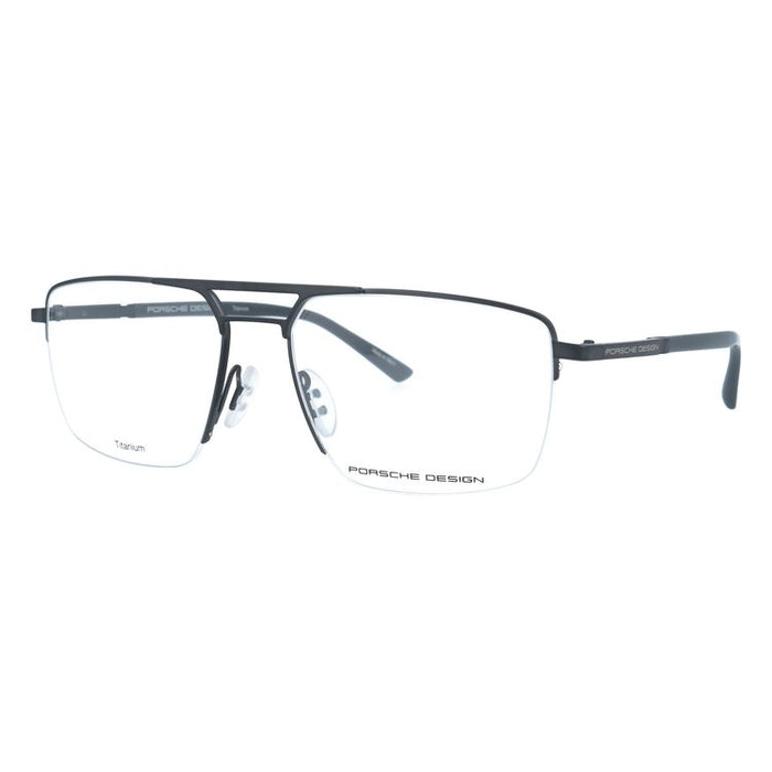 【国内正規品】ポルシェデザイン メガネフレーム 伊達メガネ PORSCHE DESIGN P8398 A 56サイズ スクエア型 ベヨネッタ