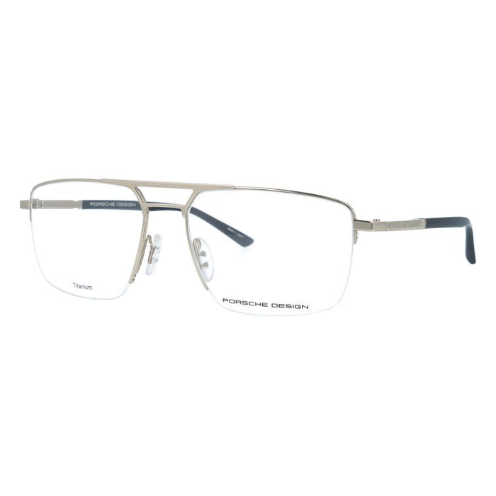 【国内正規品】ポルシェデザイン メガネフレーム 伊達メガネ PORSCHE DESIGN P8398 C 56サイズ スクエア型 ベヨネッタ